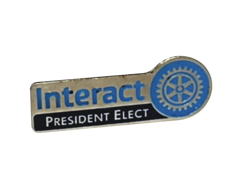 Interact President Elect Pin – Tej Brothers