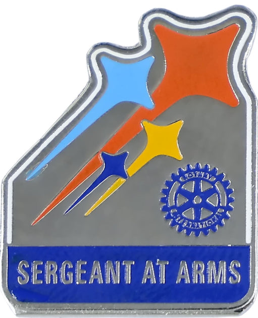 Rotary Theme 2024-25 Sergeant at Arms Pin – Tej Brothers
