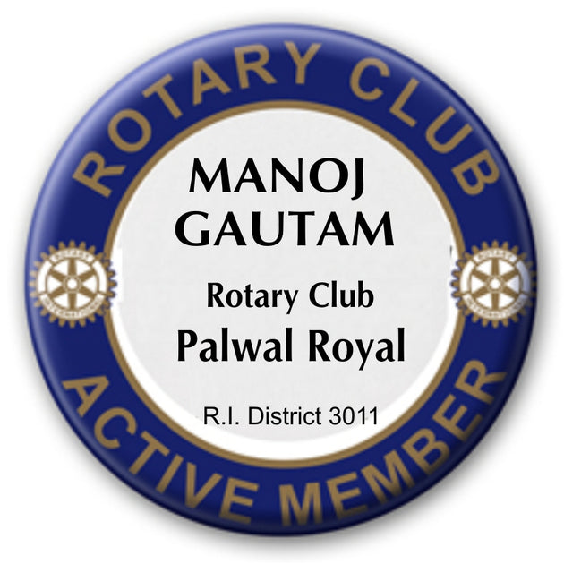 Rotary Name Badges – Tej Brothers